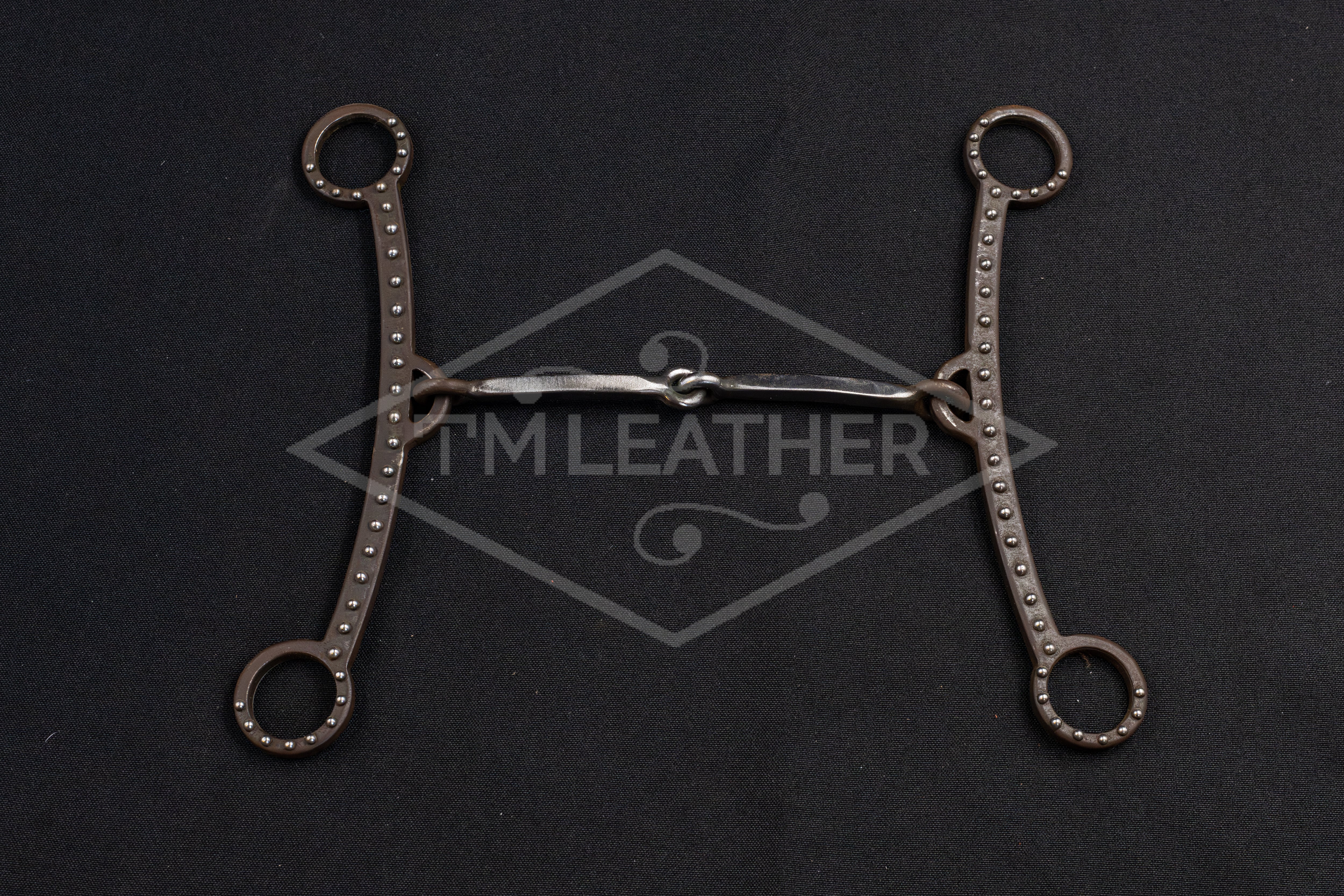 Jesse Hoover Straight Square Broken Snaffle 50/50 Shanked Bit – TM ...